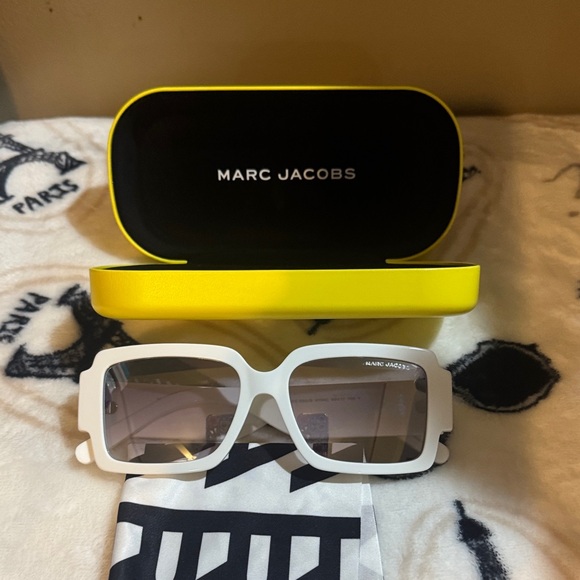 Marc Jacobs | Accessories | Nwt Marc Jacobs White Rectangular ...